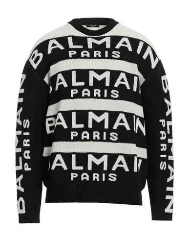 Balmain Virgin Wool Blend Sweater - White