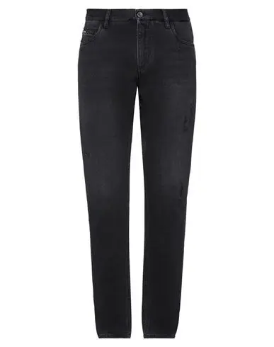 Dolce & Gabbana Washed Cotton Denim Jeans With Distressed Details