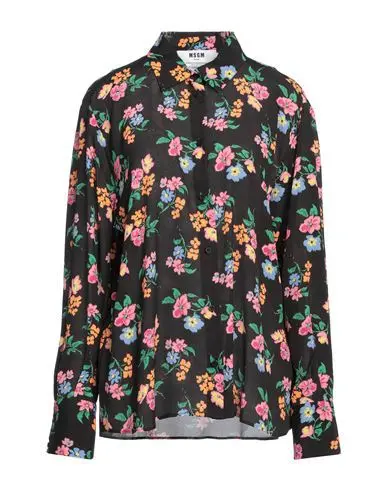 MSGM Floral-print Viscose Shirt