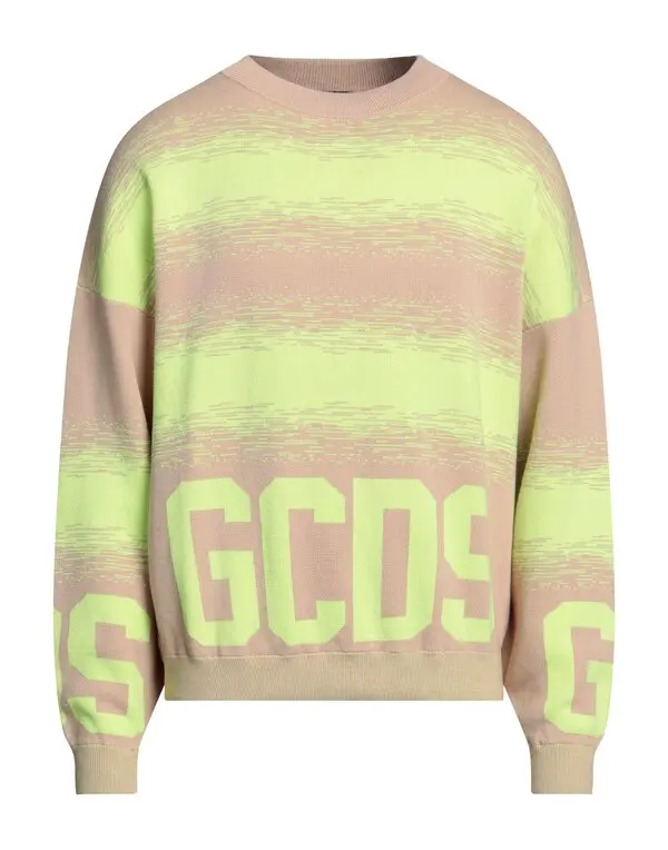 Gcds Cotton Sweater - Beige
