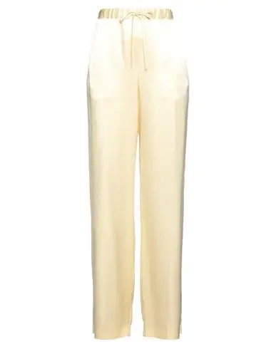 JIL SANDER Satin Straight Leg Pants - White