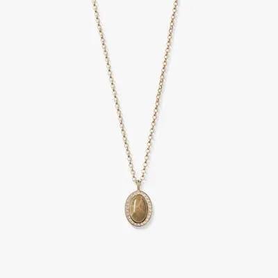 Shinola Diamond Petoskey Pendant Necklace 14k Gold Editorialist