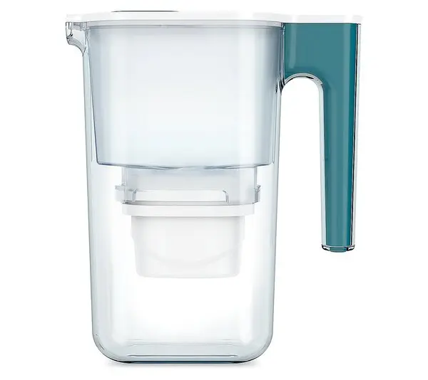 AQUA OPTIMA Perfect Pour 6 Cup Water Filter Pitcher Aquaoptima, 3 Eps - One-color