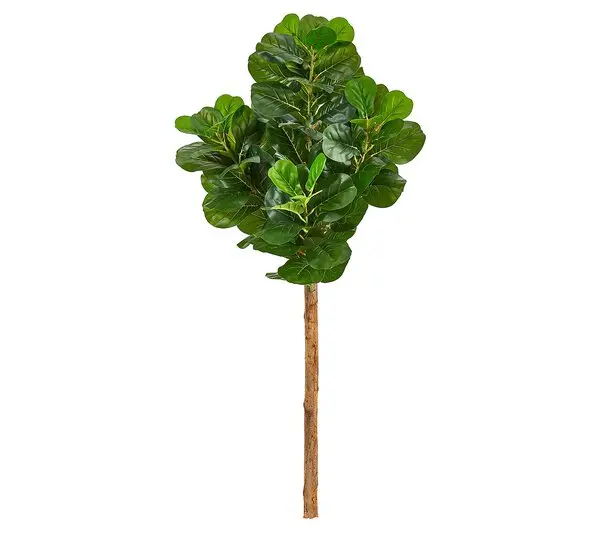 NEARLY NATURAL 5.5-ft Artificial Fiddle Leaf Tr Ee - One-color