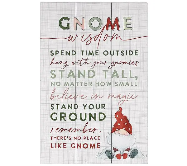 SINCERE SURROUNDINGS 16' Gnome Wisdom, Rustic P Llet - One-color