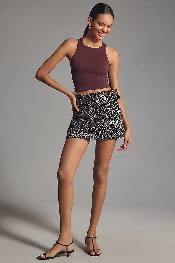 LYREBIRD By Reegan Racerback Tank Top - Vineyard Fudge