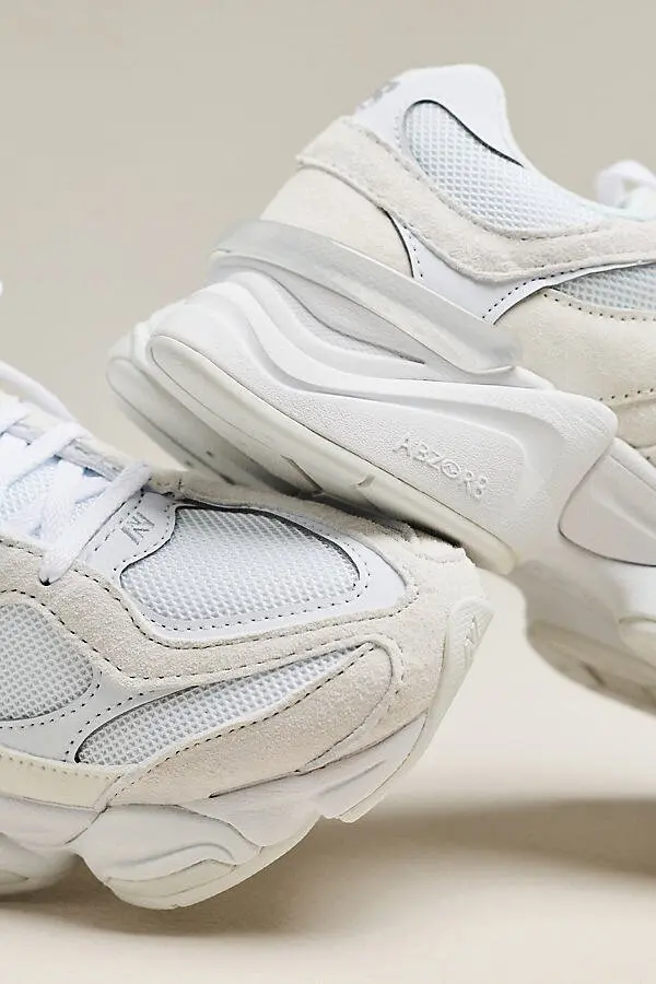 NEW BALANCE 9060 Athletic Sneakers - Reflection / White