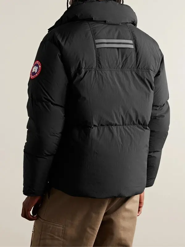 Canada Goose Quilted Enduraluxe Hooded Down Jacket - Black