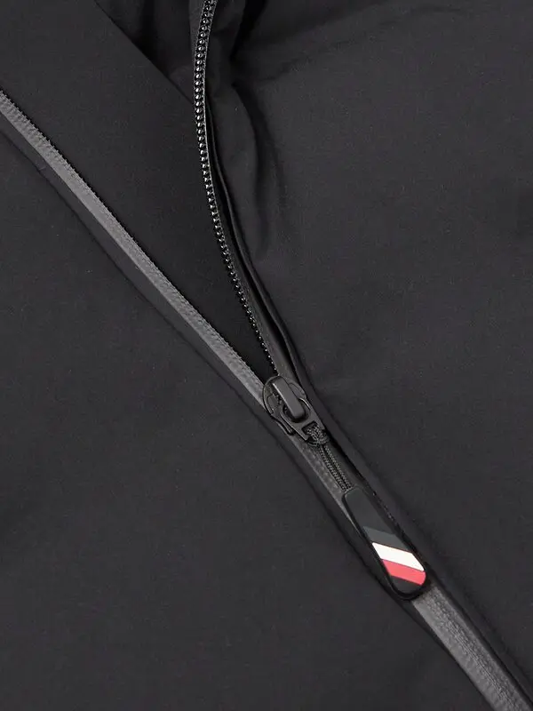 Moncler Lagorai Quilted Hooded Down Ski Jacket - Black