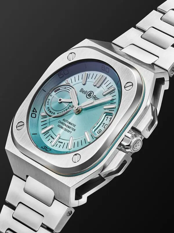 BELL & ROSS Br-x5 Automatic Chronometer 41mm Steel Watch - Blue
