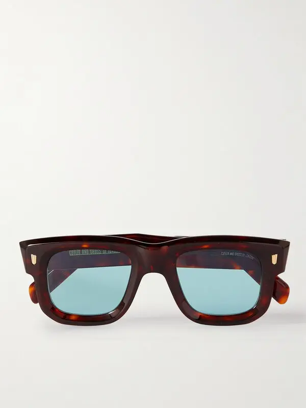 CUTLER AND GROSS 1402 D-frame Sunglasses - Tortoiseshell