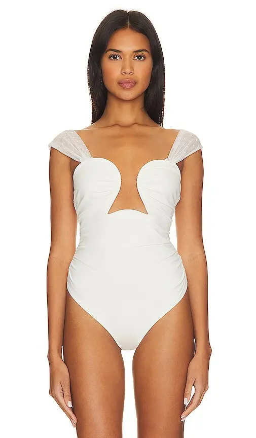 Free People Double Take Corset Bodysuit