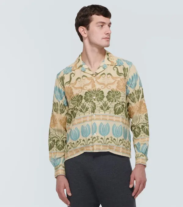 BODE Tulipa Printed Cotton Shirt