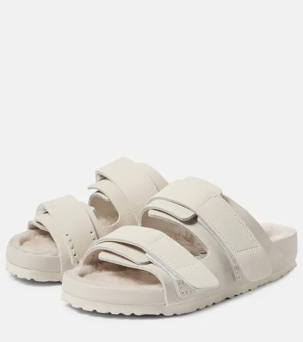 BIRKENSTOCK X Tekla Uji Suede Slides - White
