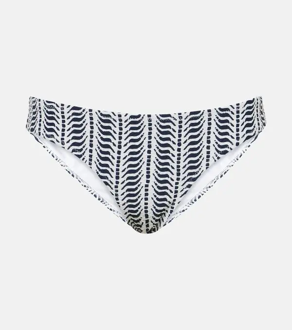 Heidi Klein Indigo Urchin Low-rise Bikini Bottom - Multicoloured