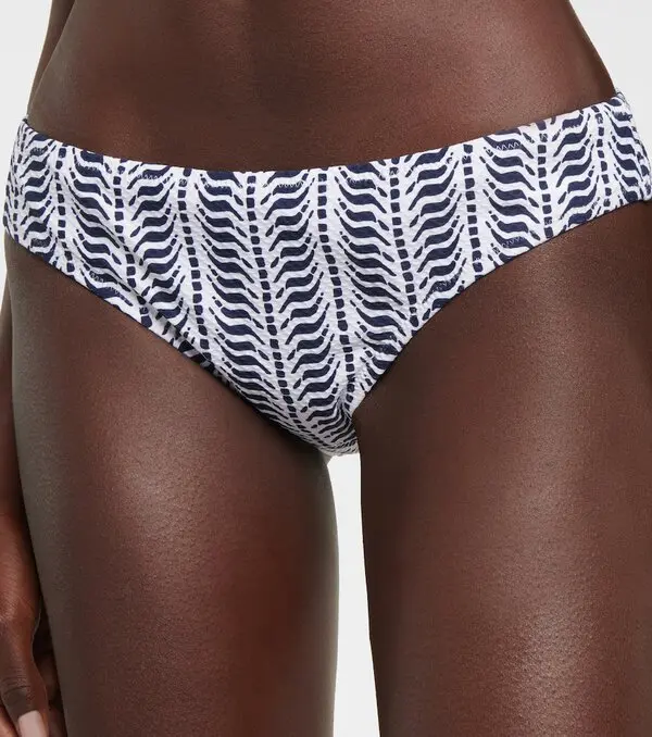 Heidi Klein Indigo Urchin Low-rise Bikini Bottom
