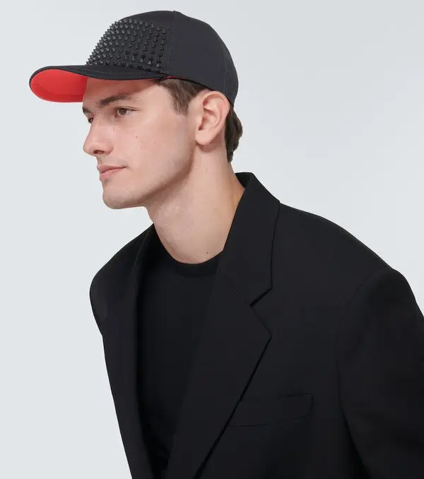 CHRISTIAN LOUBOUTIN Enky Spikes Baseball Cap