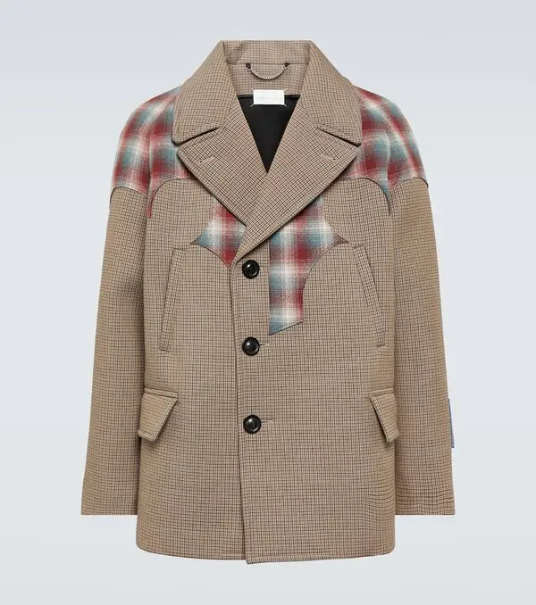 MAISON MARGIELA X Pendleton Oversized Pea Coat