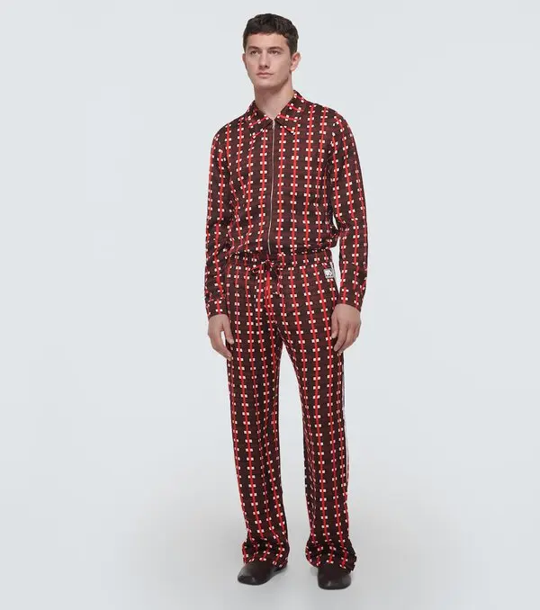 WALES BONNER X Lubaina Himid Checked Pants