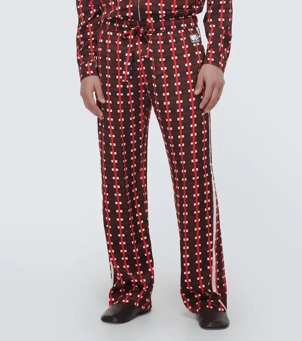 WALES BONNER X Lubaina Himid Checked Pants
