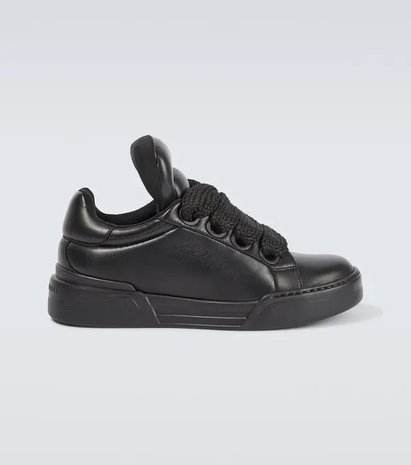 Dolce & Gabbana Mega Skate Leather Sneakers