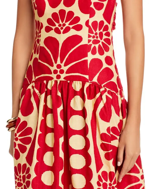 sachin and babi light blue dress Moraya Dropped Waist Maxi Dress | Ivory | Dresses