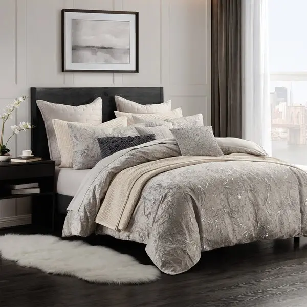 Donna Karan New York Home Liquid Marble Duvet Cover, Full/queen