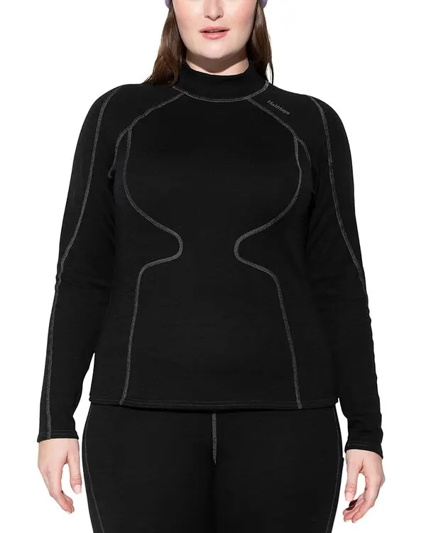 HALFDAYS Fay Merino Wool Top - Black