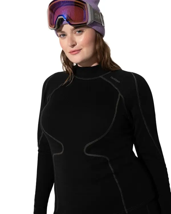 HALFDAYS Fay Merino Wool Top - Black