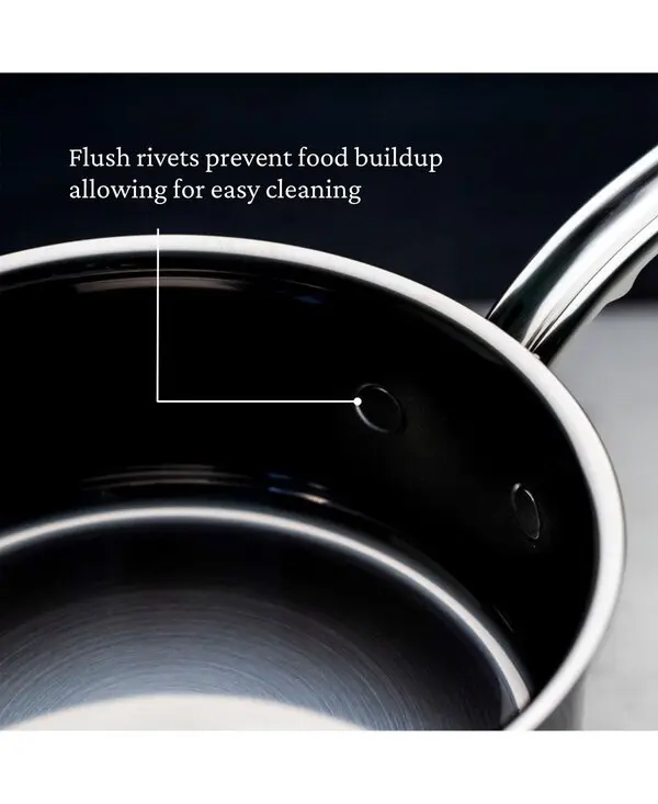 HESTAN Nanobond Molecular Titanium 2-quart Saucepan With Lid