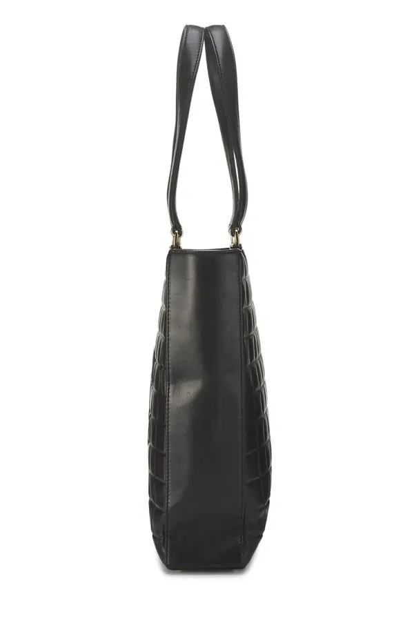 Chanel Quilted Lambskin Chocolate Bar Tote