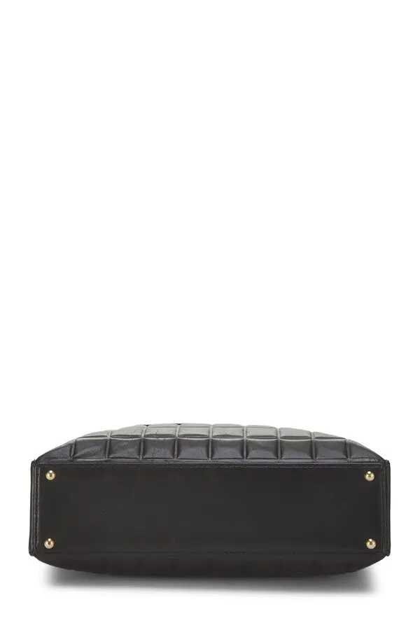Chanel Quilted Lambskin Chocolate Bar Tote
