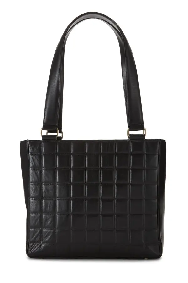 Chanel Quilted Lambskin Chocolate Bar Tote