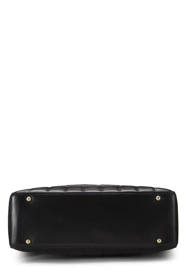 Chanel Quilted Lambskin Chocolate Bar Tote