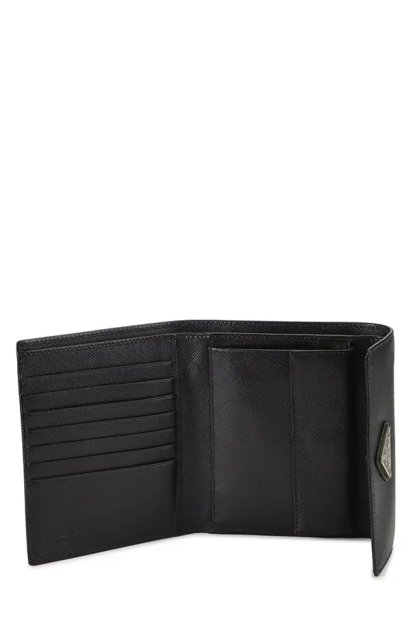 Prada Saffiano Compact Wallet