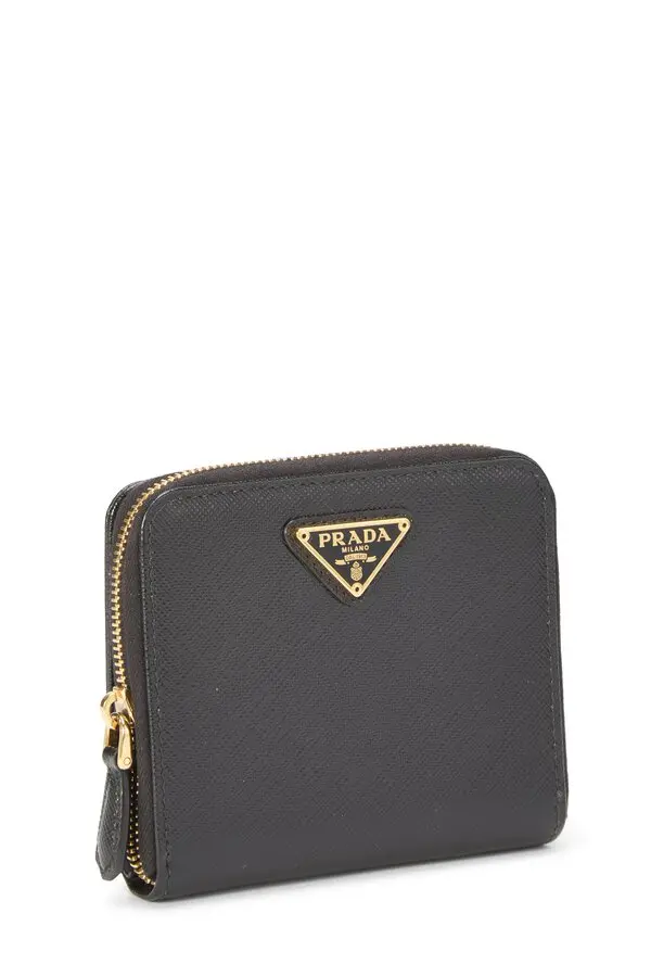 Prada Saffiano Compact Wallet