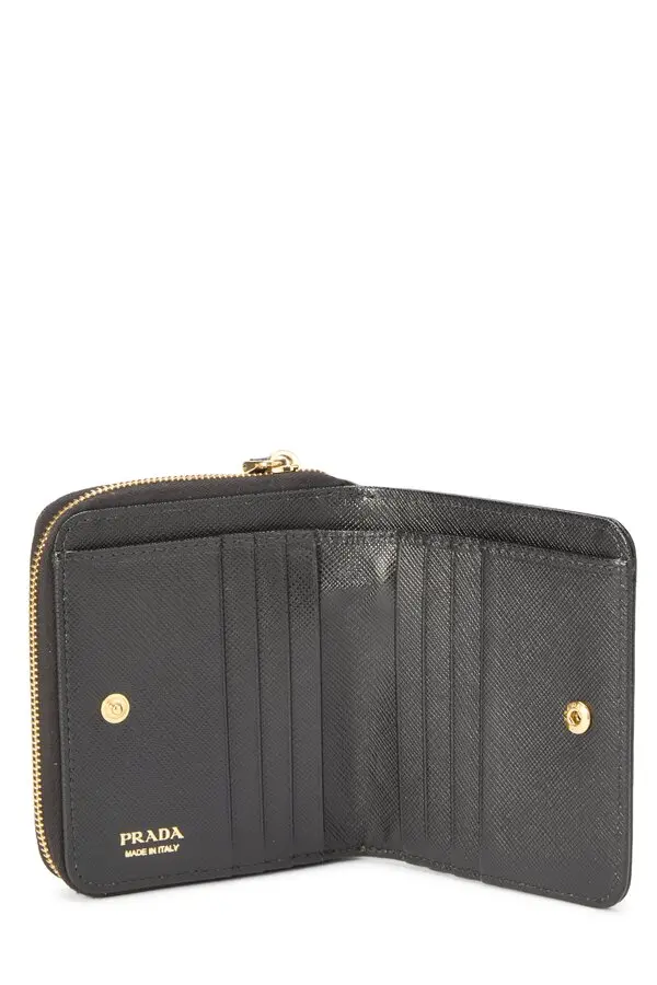 Prada Saffiano Compact Wallet