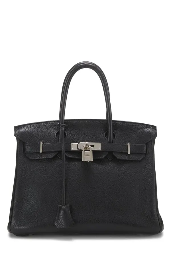 Hermès Clemence Birkin 30 - Black