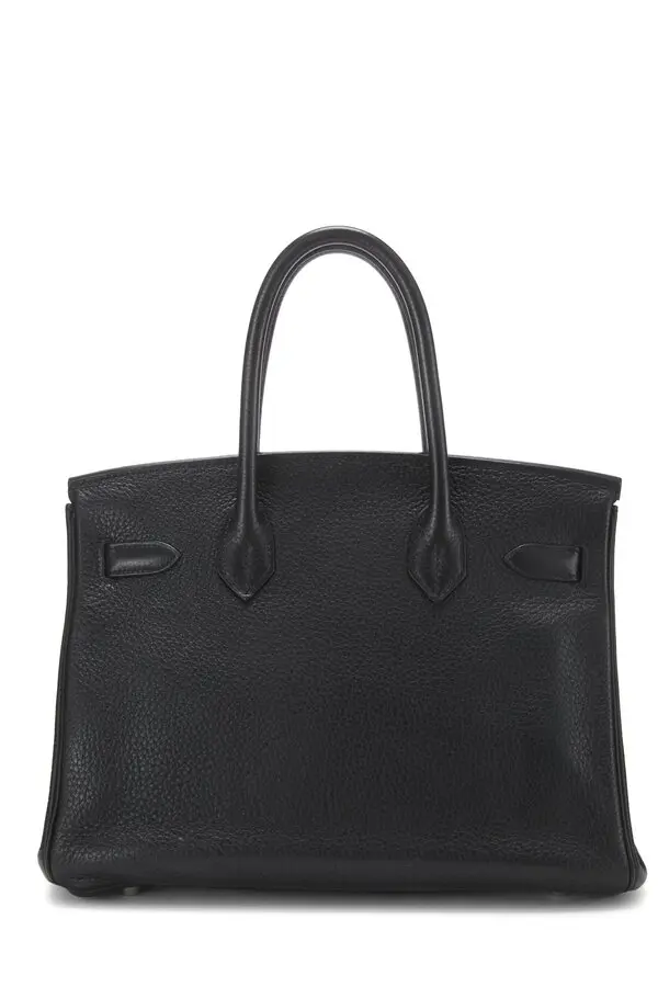 Hermès Clemence Birkin 30 - Black
