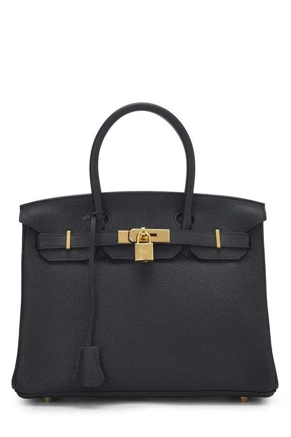 Hermès Clemence Birkin 30 - Black