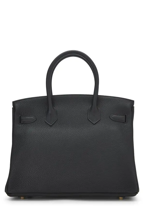 Hermès Clemence Birkin 30 - Black