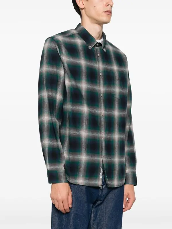 Woolrich Madras Plaid-check Flannel Shirt