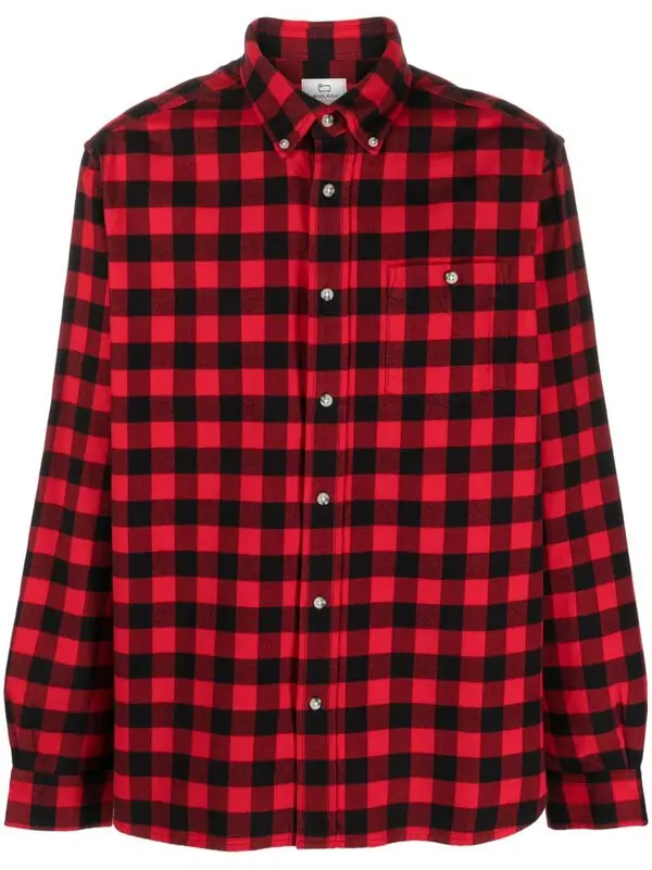 Woolrich Traditional Plaid-check Flannel Shirt
