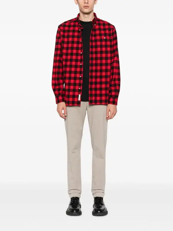 Woolrich Traditional Plaid-check Flannel Shirt