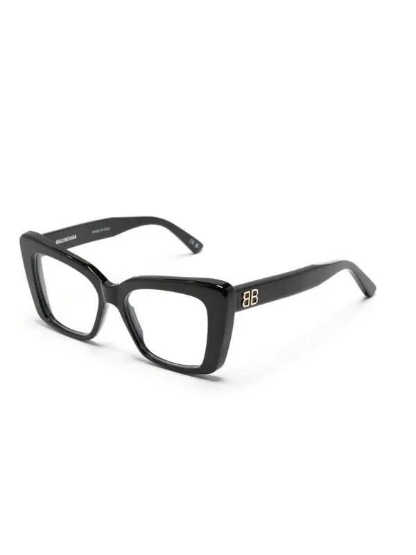 Balenciaga Butterfly-frame Glasses - Black