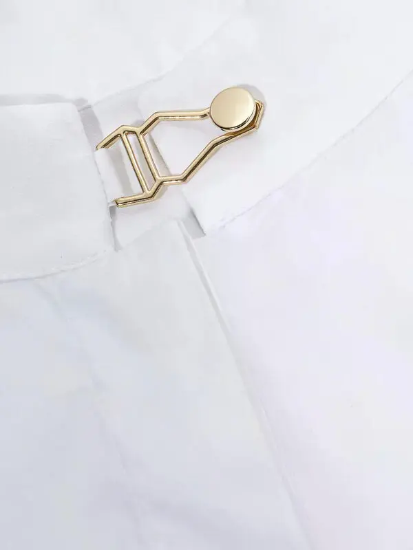 MAISON CLOSE Braces-detail Poplin Shirt
