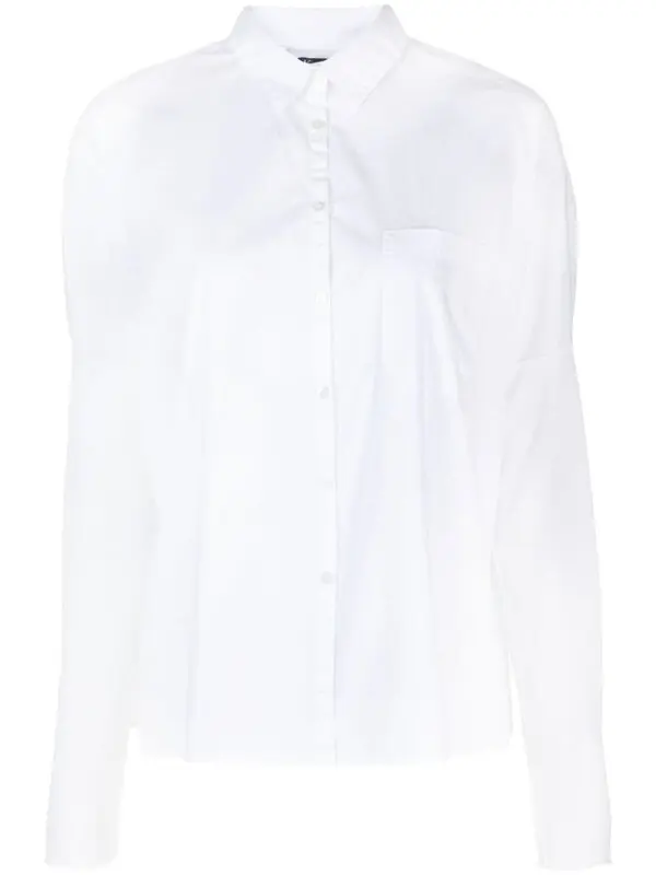 Kristensen Du Nord Long-sleeve Stretch-cotton Shirt