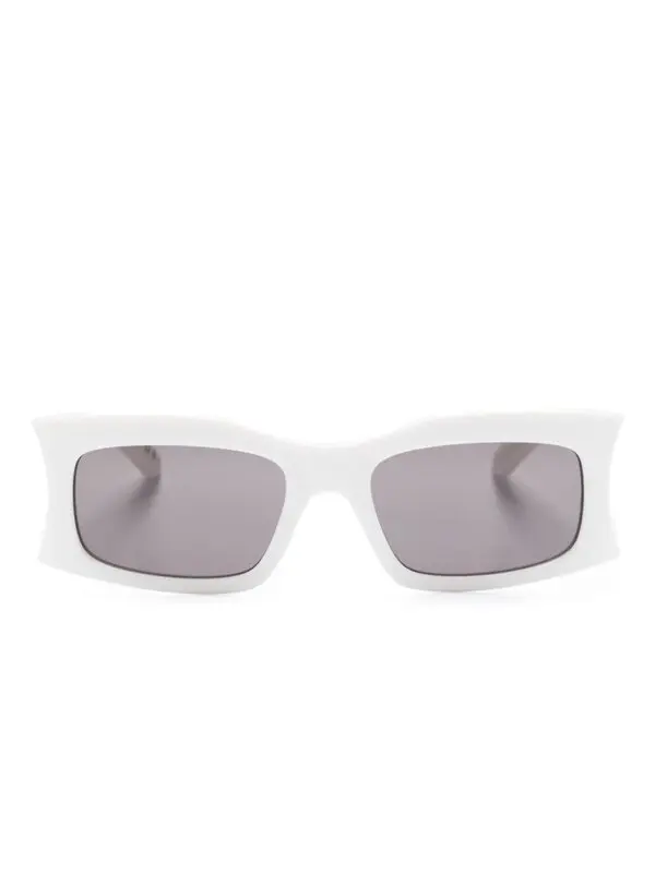 Balenciaga Bb0291s Rectangular Sunglasses - White