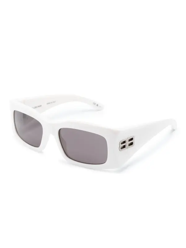 Balenciaga Bb0291s Rectangular Sunglasses - White