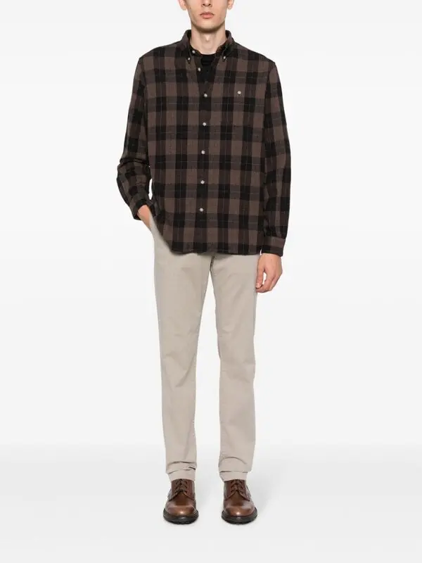 Woolrich Tailored Stretch-cotton Twill Trousers - Neutrals